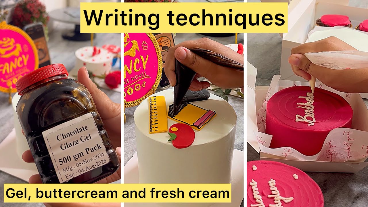 How to write on cakes?? Tips and tricks of writing… most reuquested ...