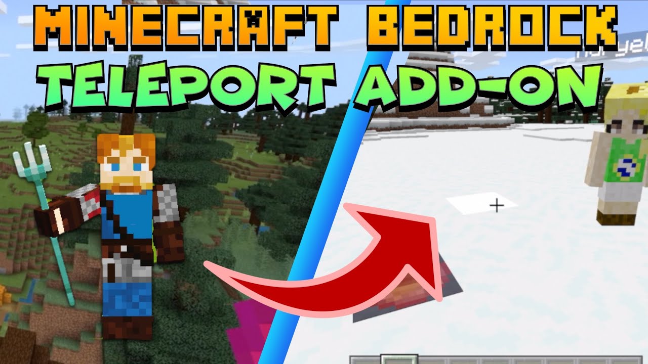 Teleporting Add On - Teleporting Rings!!! Minecraft - YouTube