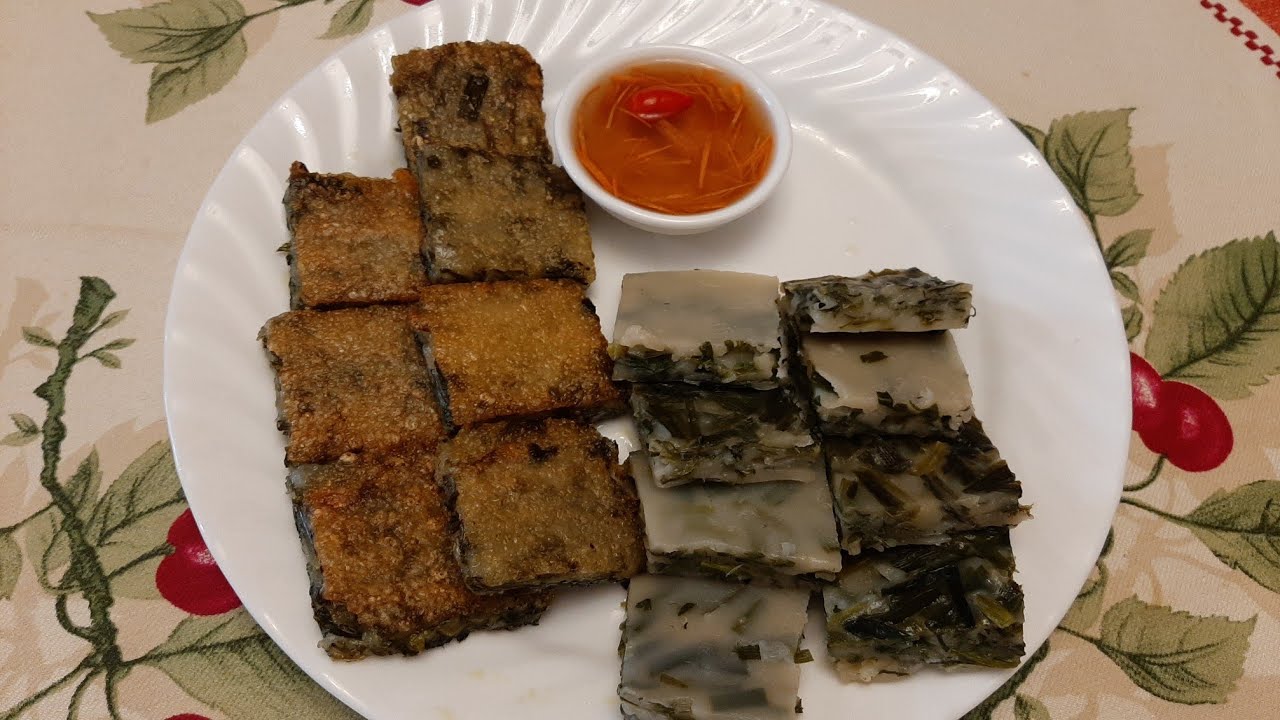 របៀបធ្វើនំគូឆាយដុំឈ្មុយឆ្ងាញ់ពិសារ(Steamed garlic chives cake) - YouTube