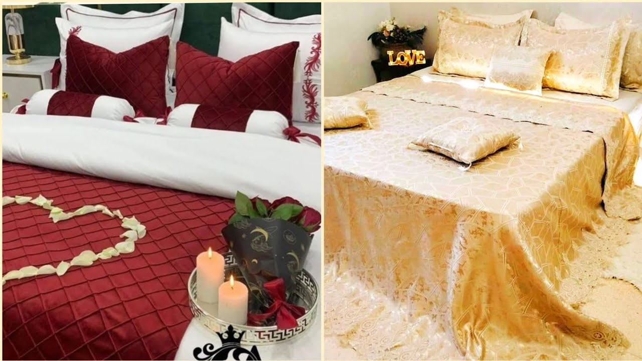 Impressive Stylish Fancy Bedding Set Blanket Pellow Cushion Ideas - YouTube
