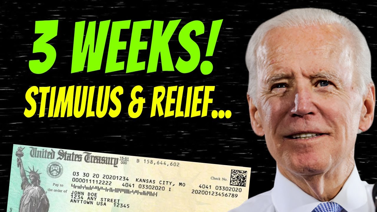 3 MORE Weeks! Major Stimulus Package Update | Stimulus Checks ...