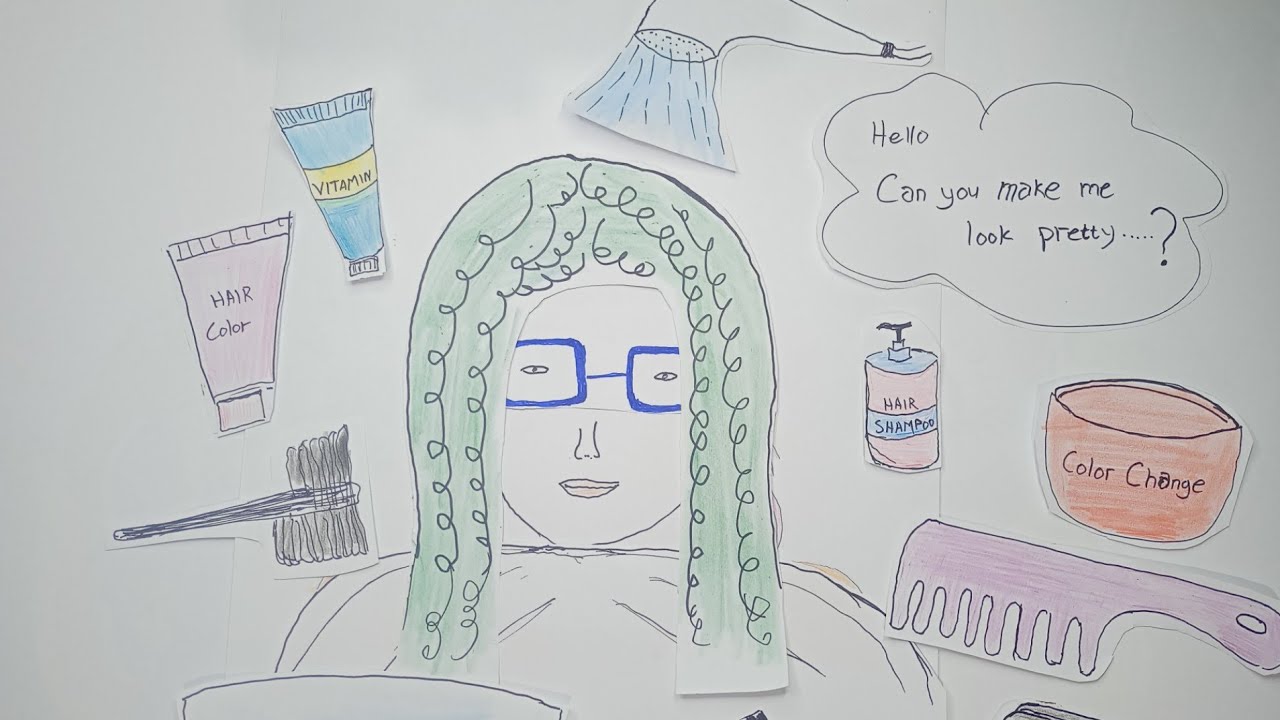 [ 💸PAPER DIY 💸] HAIR SALON 💇 hairstyle - YouTube