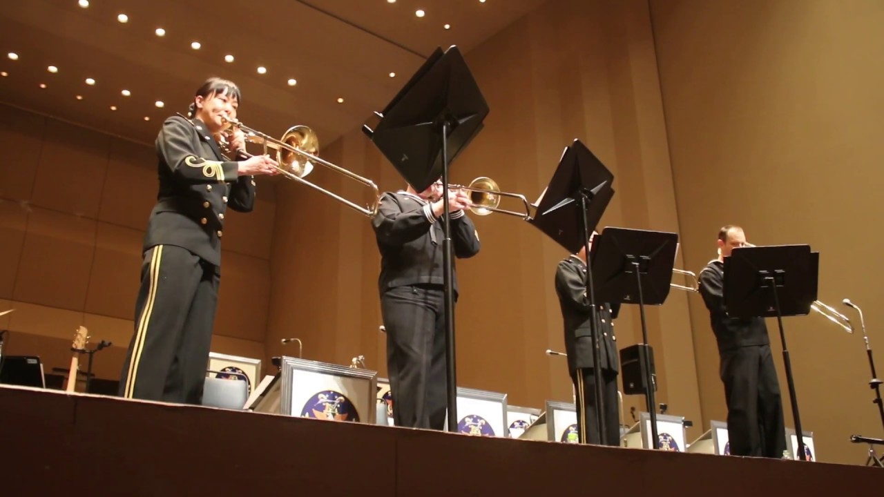 U.S. 7th Fleet Band joined together with the JMSDF Yokosuka Band for a ...