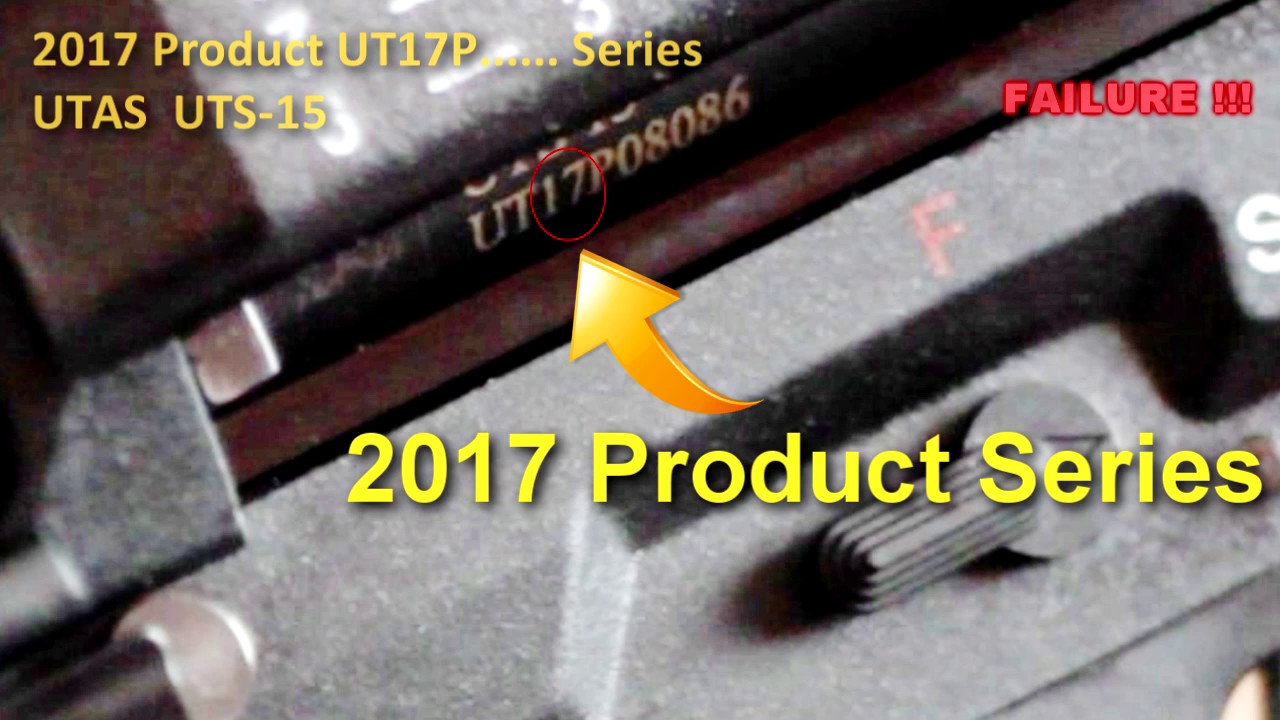 UTAS UTS 15 Fail Failure Problem 2017 Series - YouTube