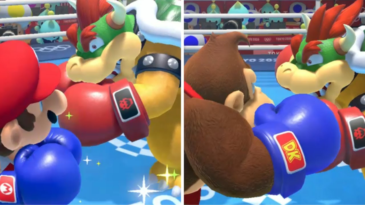 Mario & Sonic At The Olympic Games Tokyo 2020 Event Boxing Mario ...