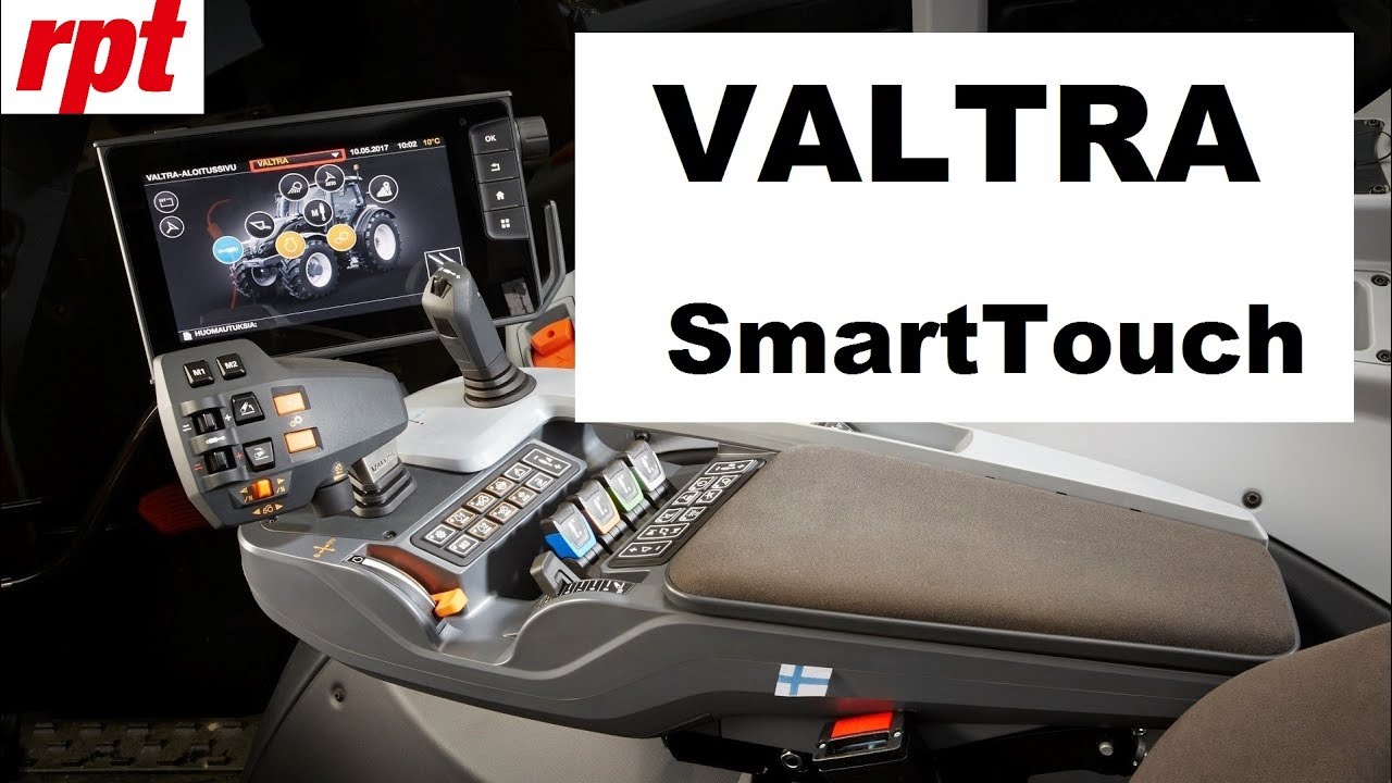 Valtra pokazała rewolucyjny podłokietnik SmartTouch - YouTube