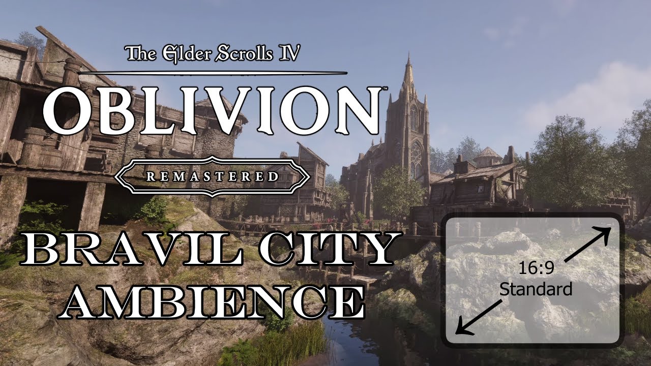 Oblivion Remaster: Bravil City Ambience [2K UltraWide 60FPS] - YouTube