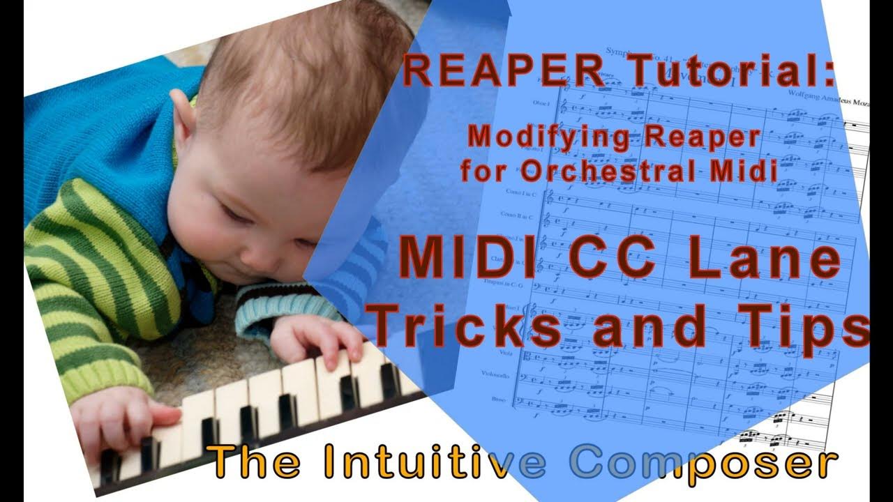 Tricks and Tips for using MIDI CC (Continuous Controller) lanes in REAPER - YouTube