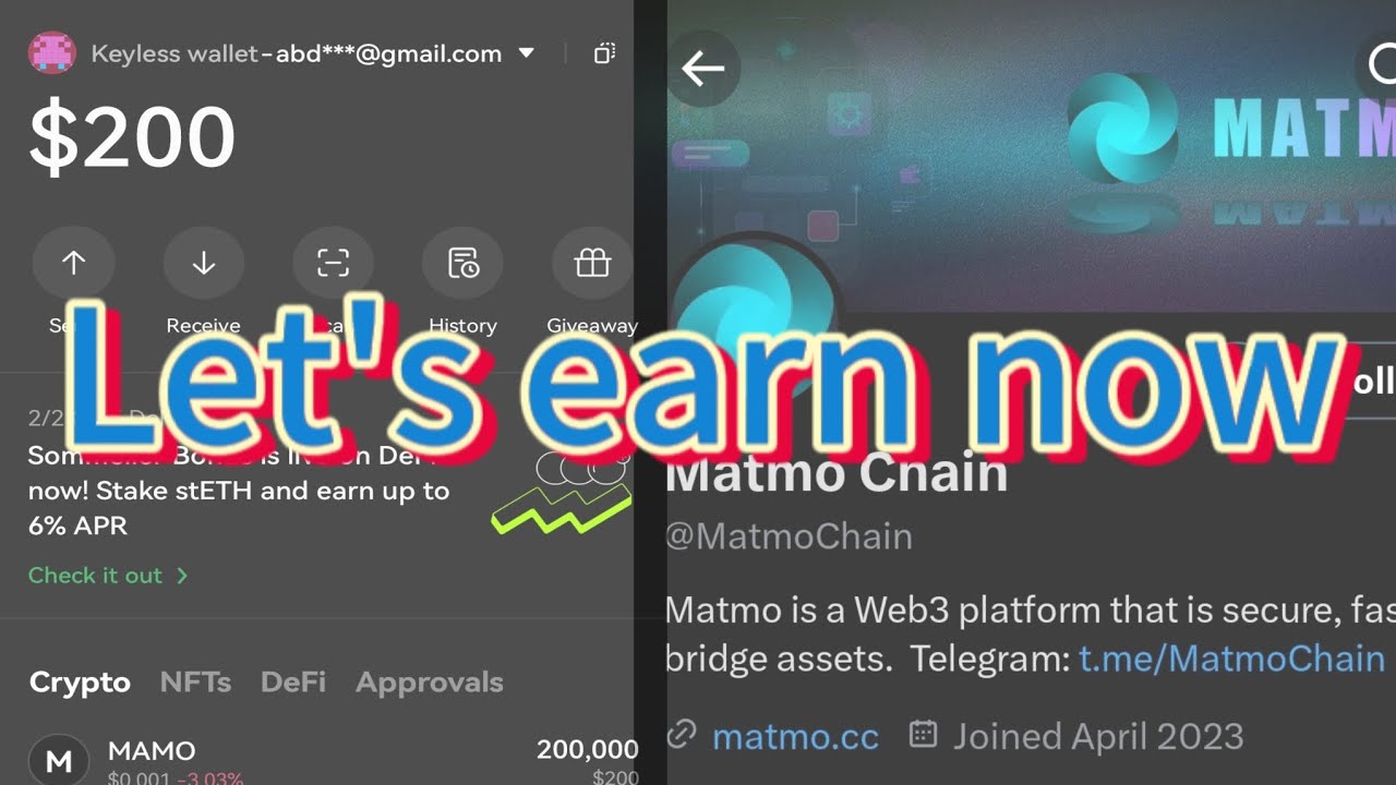 Earn $200 Now: Matmo airdrop ($MAMO) - YouTube