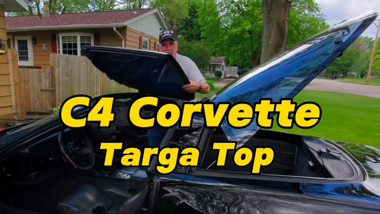 C4 Corvette Targa Top - YouTube