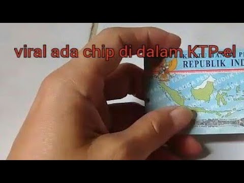 VIRAL CHIP ADA DI DALAM KTP-el - YouTube