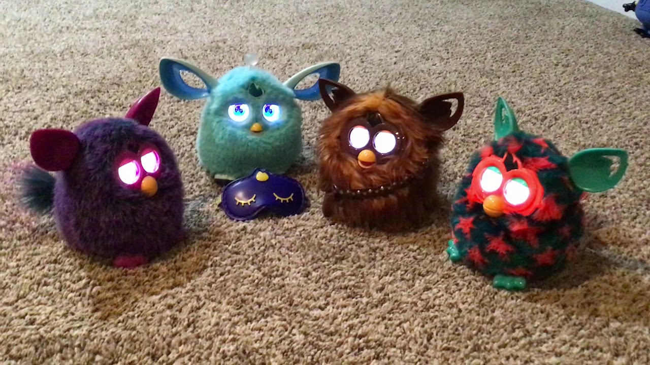 Furbies From 2015, 2012, And 2013 Interaction. - YouTube
