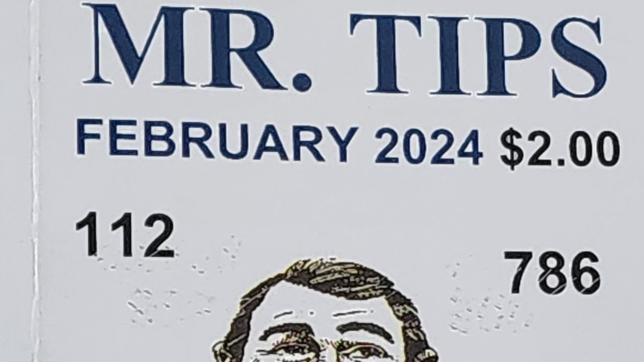 💵 ⚠️ Mr Tips February 2024 PICK 3 Secret LOTTERY PREDICTIONS Sheet ...