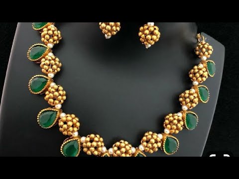 How to make Latest Model Necklace at Home/Trendy Necklace.. - YouTube