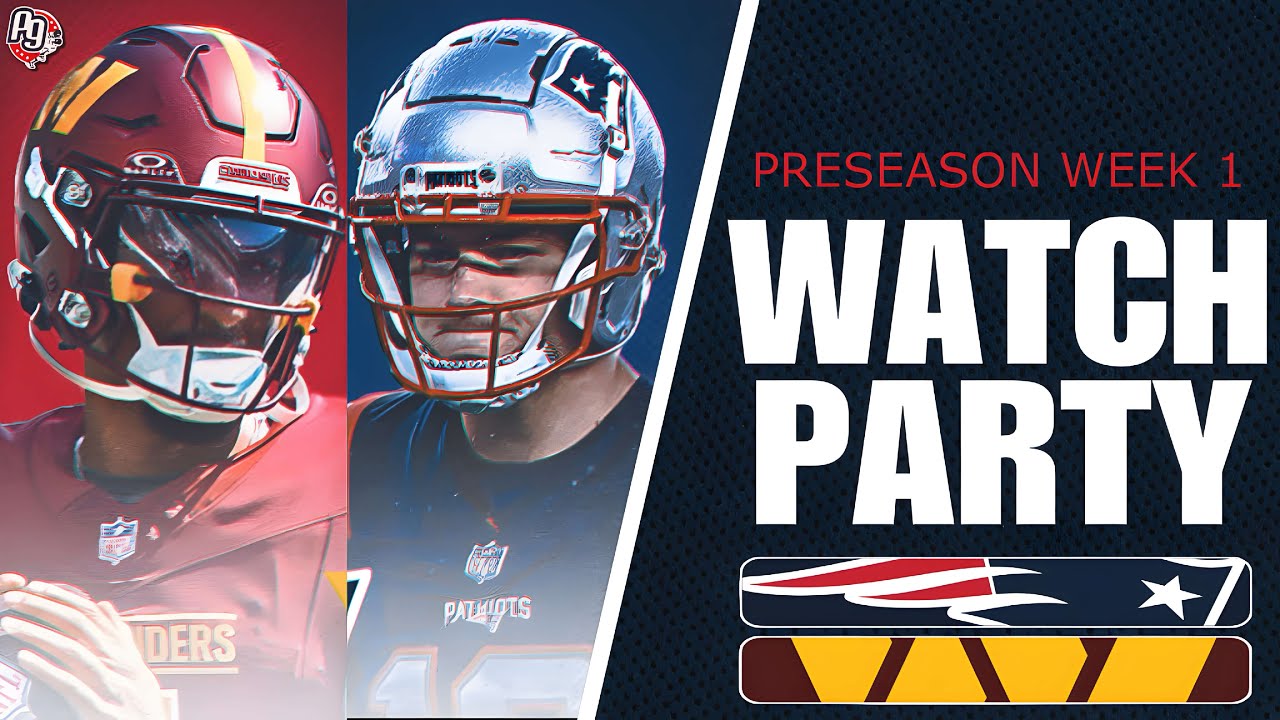 New England Patriots vs Washington Commanders LIVE WATCH PARTY ...