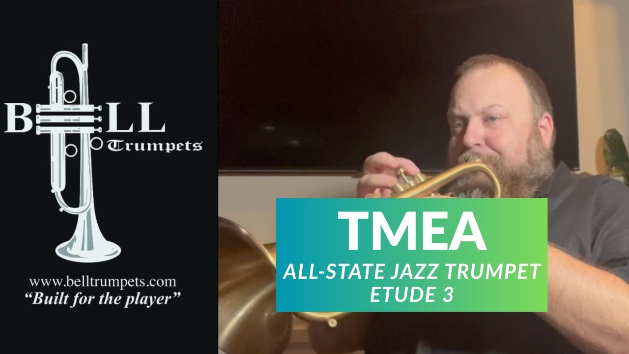 TMEA All State Jazz Trumpet Etude 3 - YouTube