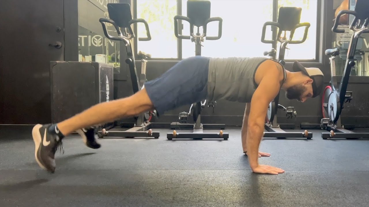 Bodyweight - Plank Jack - High Position (with option) - YouTube