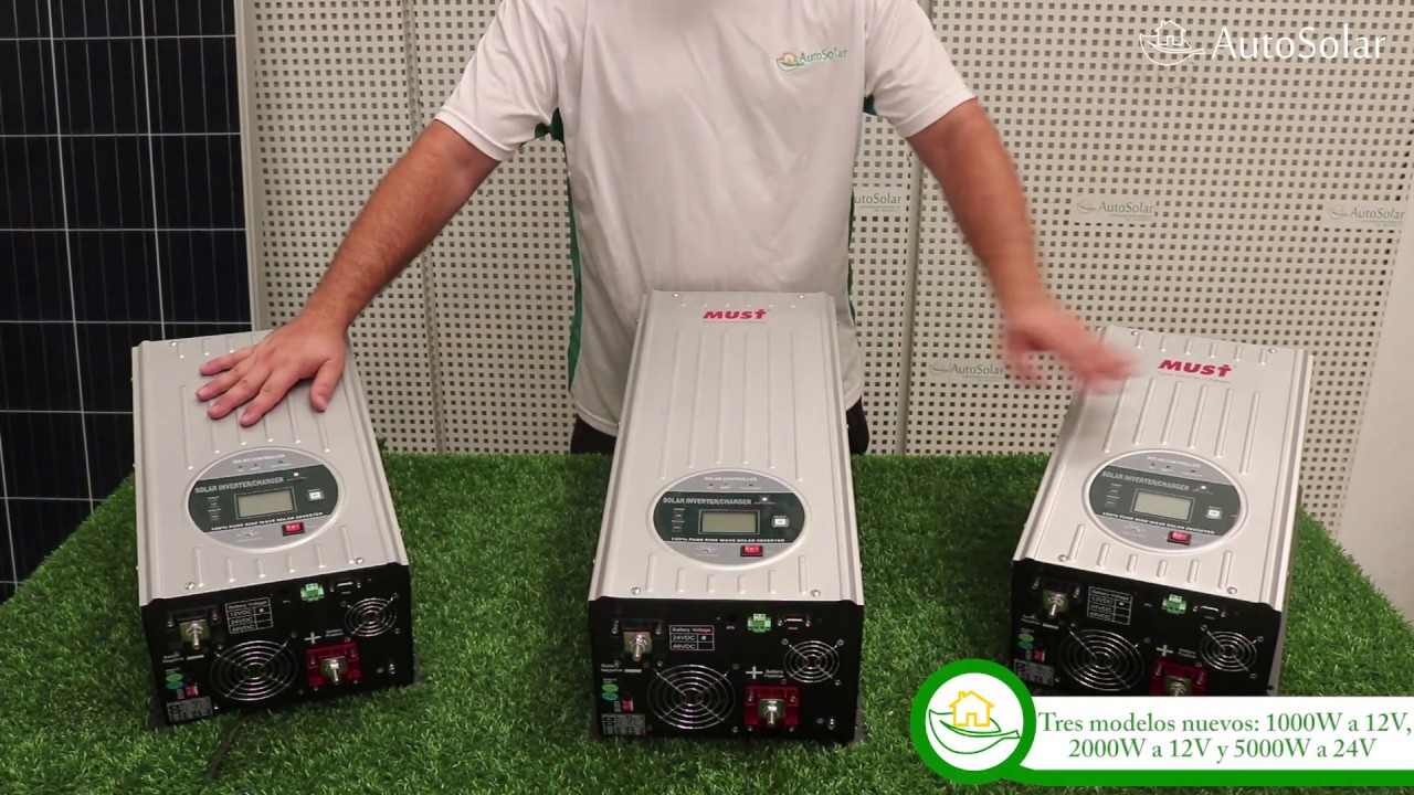 Nuevos modelos Inversores Must Solar - YouTube