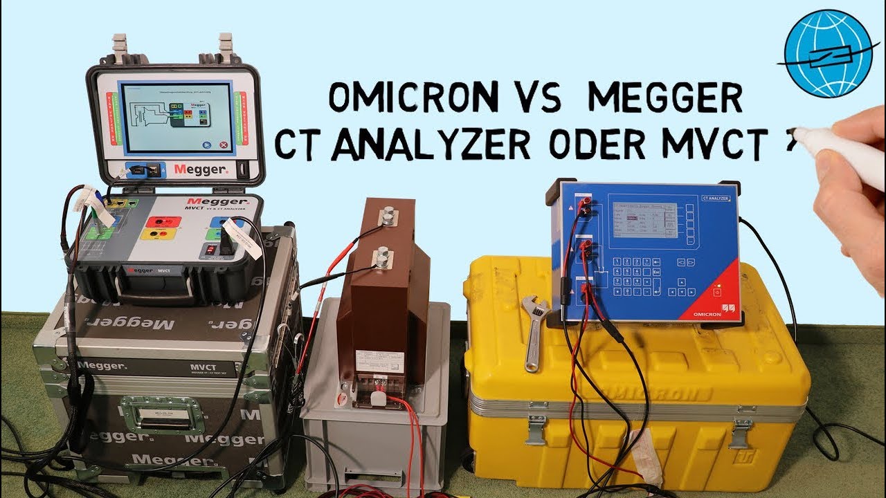 OMICRON vs. MEGGER | CT Analyzer oder MVCT - YouTube