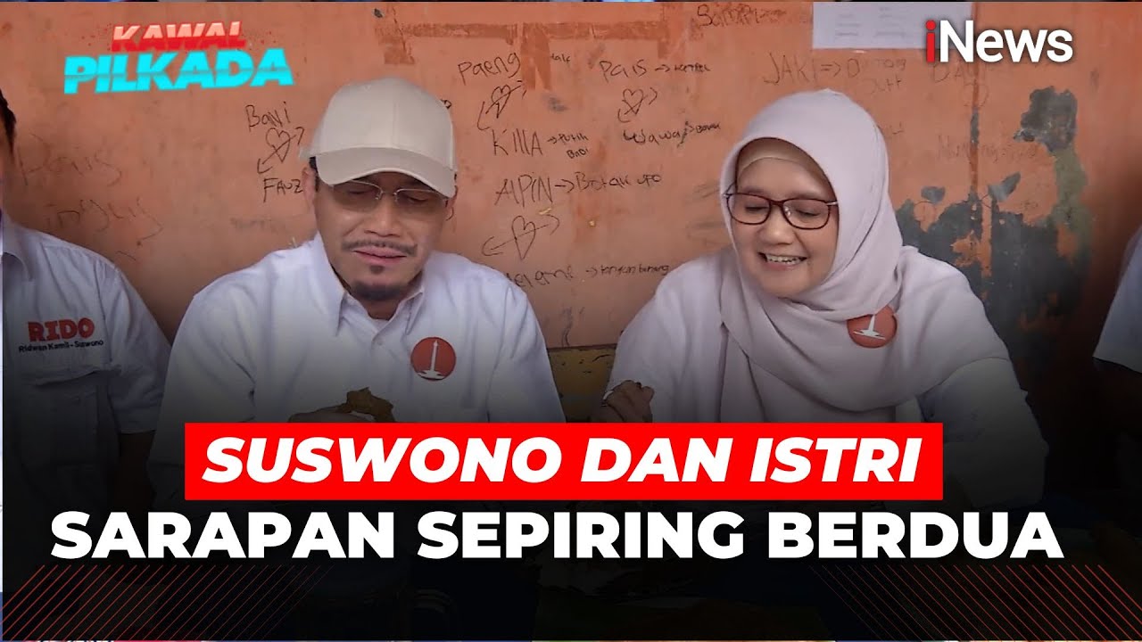 Momen Romantis Suswono Blusukan Bersama Istri di Tanah Abang - YouTube