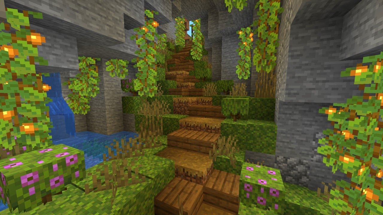 Lush Cave Passage -Minecraft Hardcore -Amplified -ep 43 - YouTube