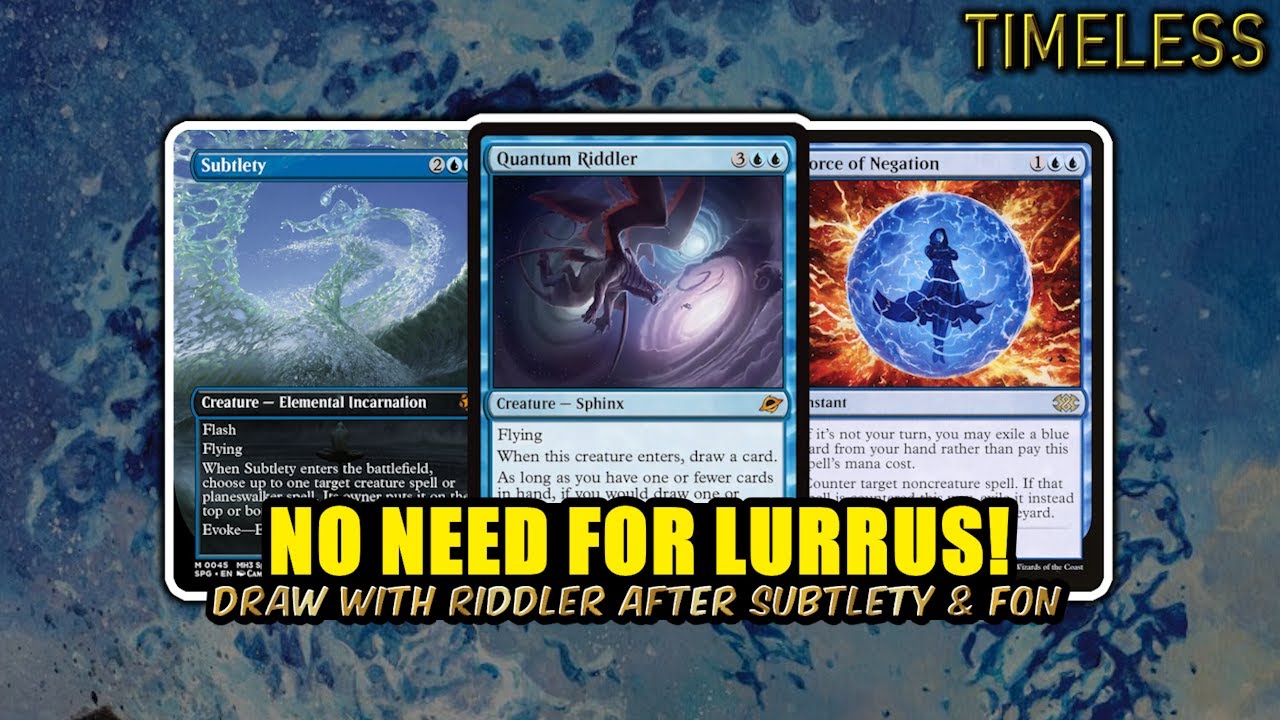 Who Needs Lurrus in 2026? Riddler + Subtlety Esper Tempo/Control ...