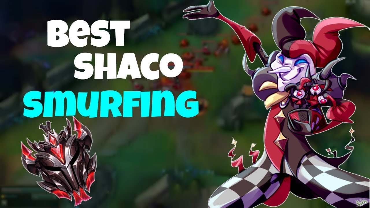 1 SHACO WORLD SMURFING IN CHALLENGER ACTUAL 1V5 STOMP ChaseShaco League ...