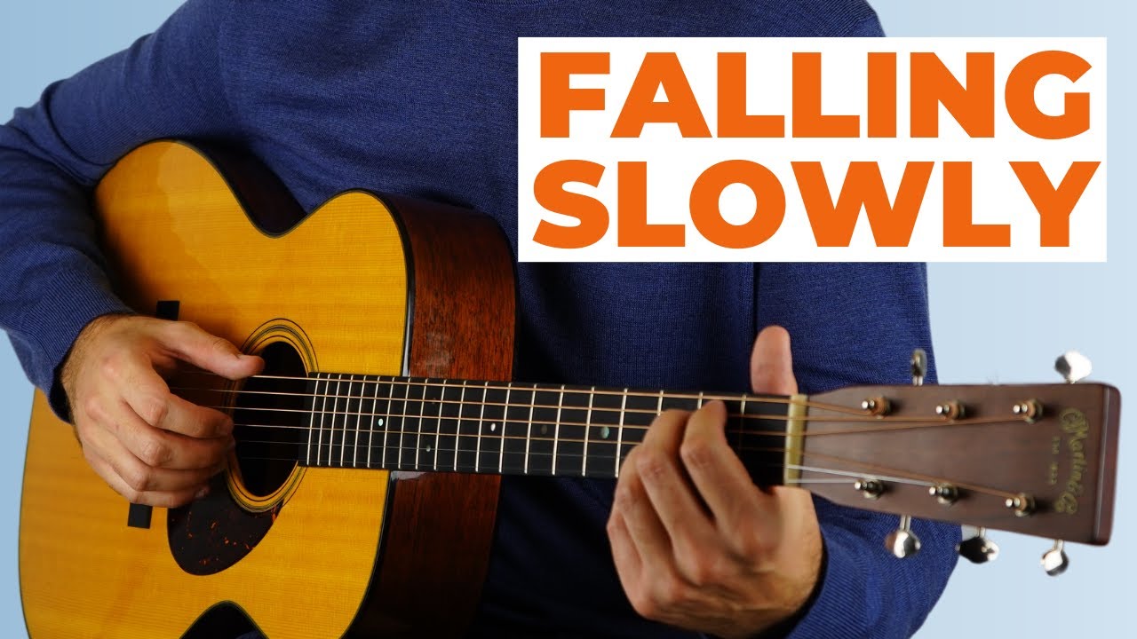 How to Play Falling Slowly from Once on Guitar (Glen Hansard & Markéta ...
