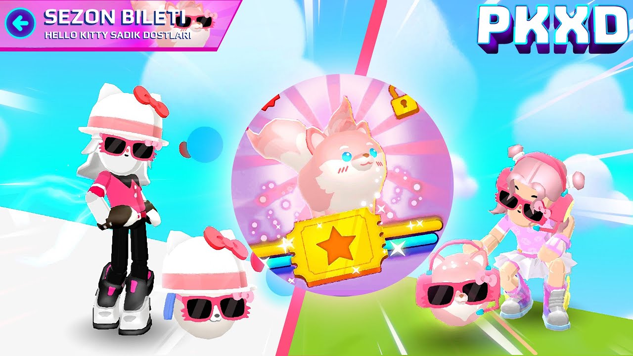 Yeni güncellemede Hello Kitty sezon biletini açıyoruz!🎀 | PK XD TÜRKÇE ...