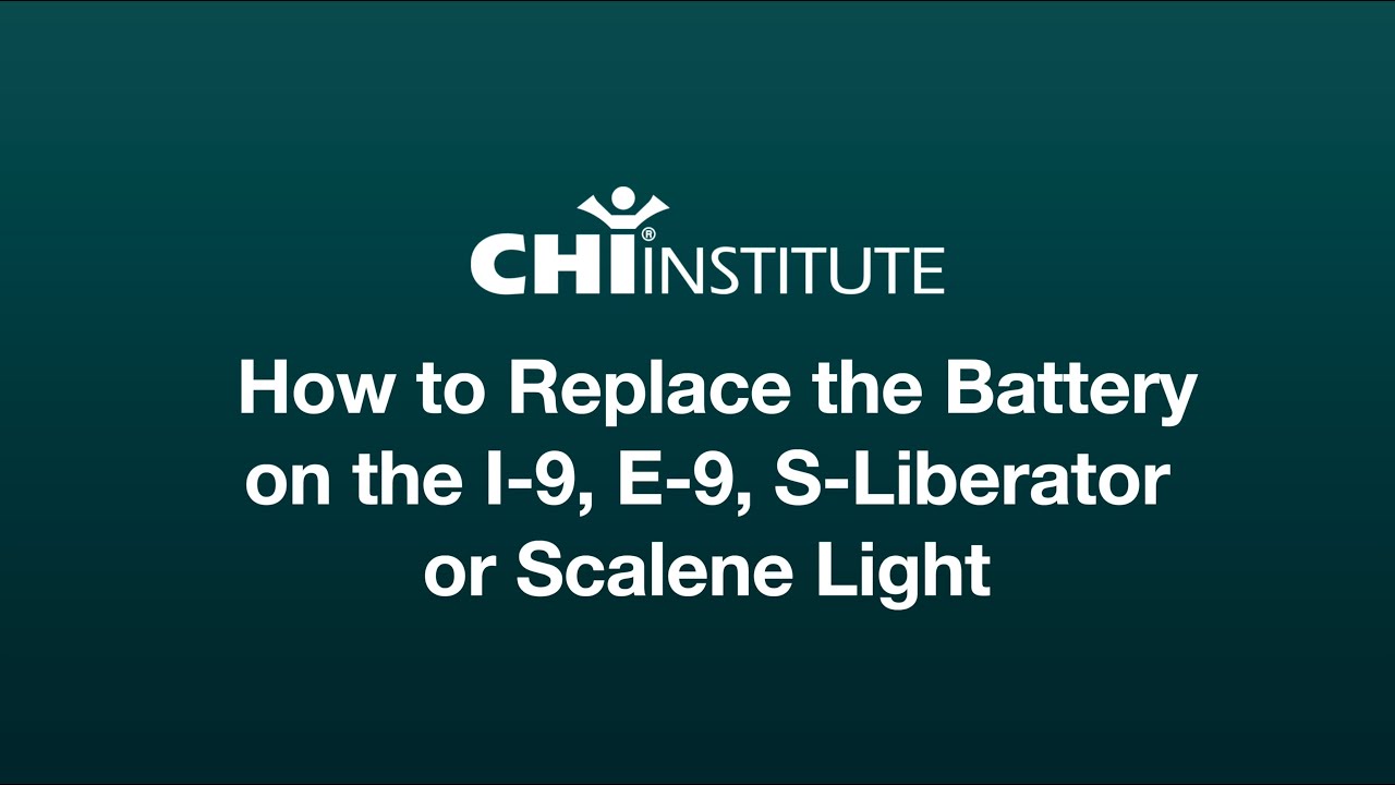 How to Replace the Battery in a I-9, E-9, S-Liberator or Scalene Light ...