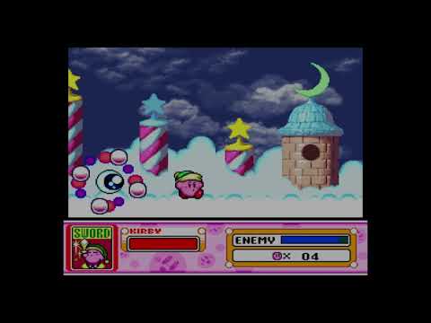 Kirby Super Star Kracko Jr. Boss Fight - YouTube