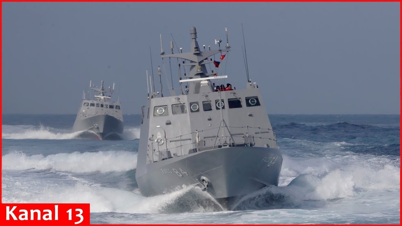 Taiwan navy holds drills with Kuang Hua VI fast attack missile boats ...