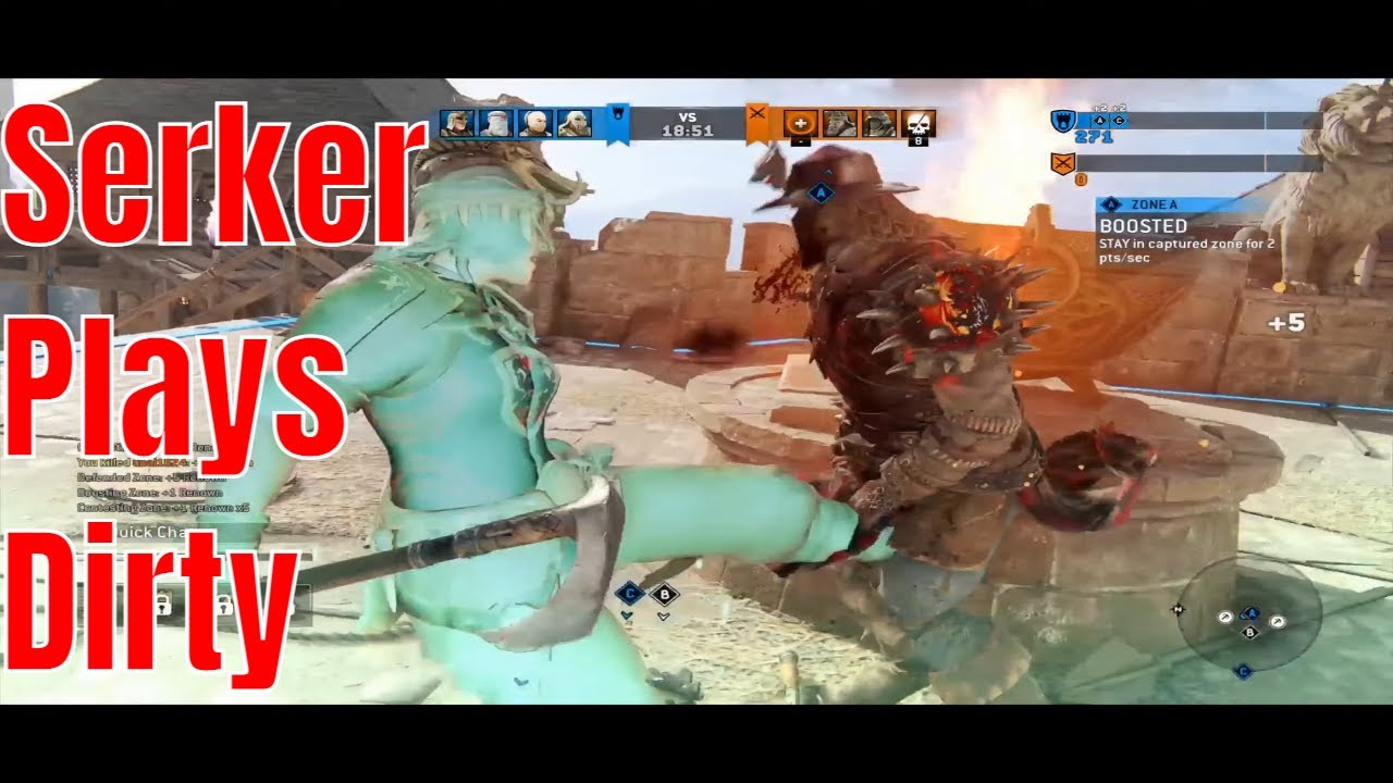 Serker Plays Dirty (Berserker For Honor Year 5 Season 3) #ForHonor # ...