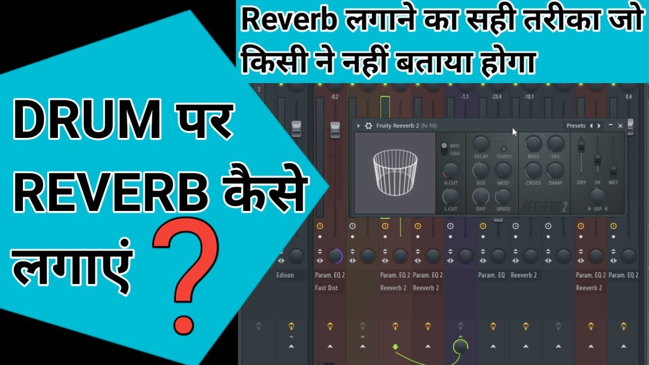 How to add reverb on drums | mixing tips and tricks | fl studio | # ...