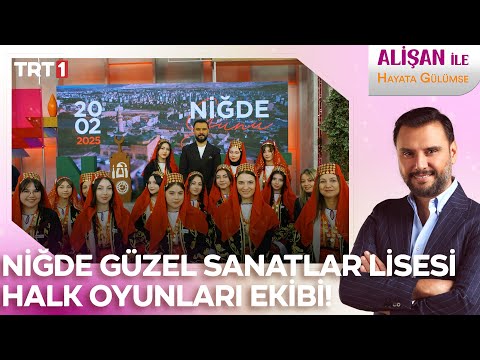 Niğde Güzel Sanatlar Lisesi halk oyunları ekibi stüdyoda! l @AlisanileHayataGulumseTRT