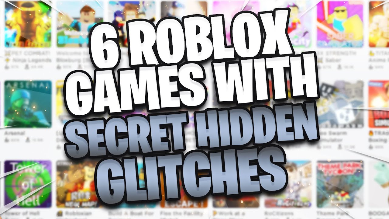 6 Roblox Games with Hidden Secret Glitches! - YouTube