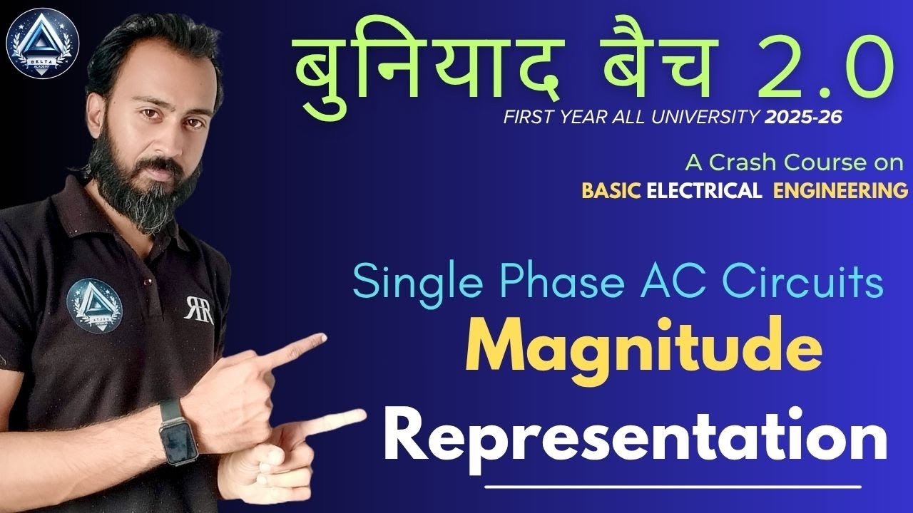 15. REPRESENTATION OF AC | MAGNITUDE FORM | Basic Electrical ...