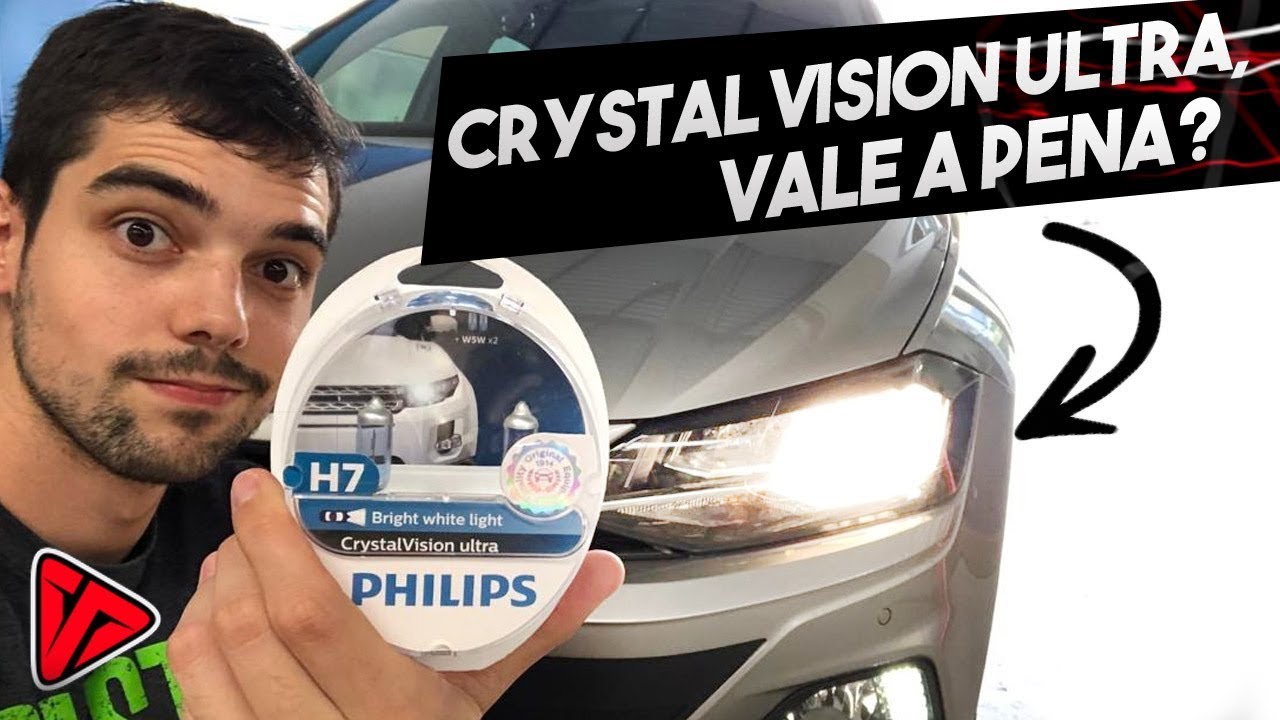 Philips Crystal Vision Ultra vale a pena? instalei no carro para testar ...