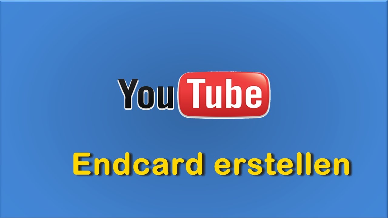 Endcard erstellen mit Camtasia Studio - YouTube