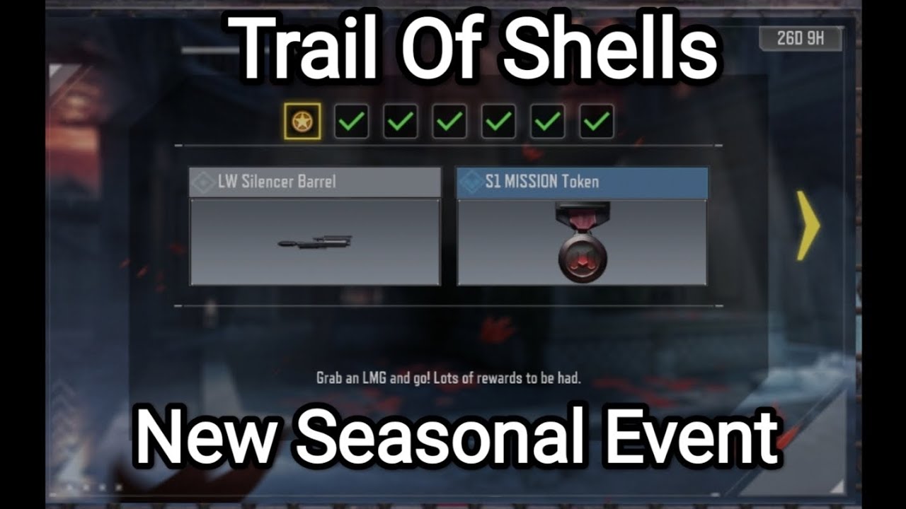Trail Of Shells || New Seasonal Event || Call of duty Mobile - YouTube