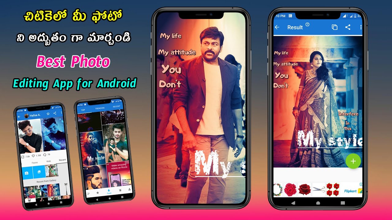 Best Photo Editing App for Android 2021 in Telugu | mahi tech info ...