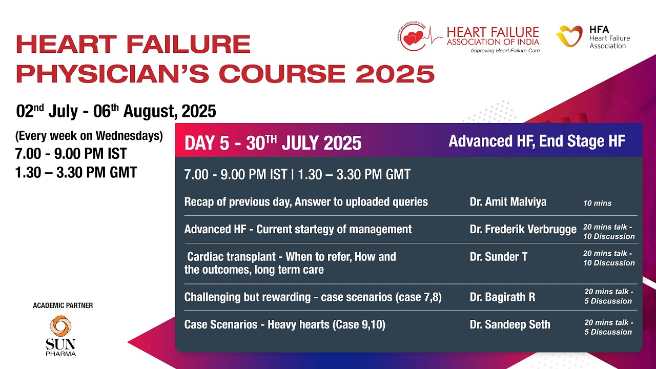 DAY 5 - HEART FAILURE PHYSICIAN’S COURSE 2025 - YouTube