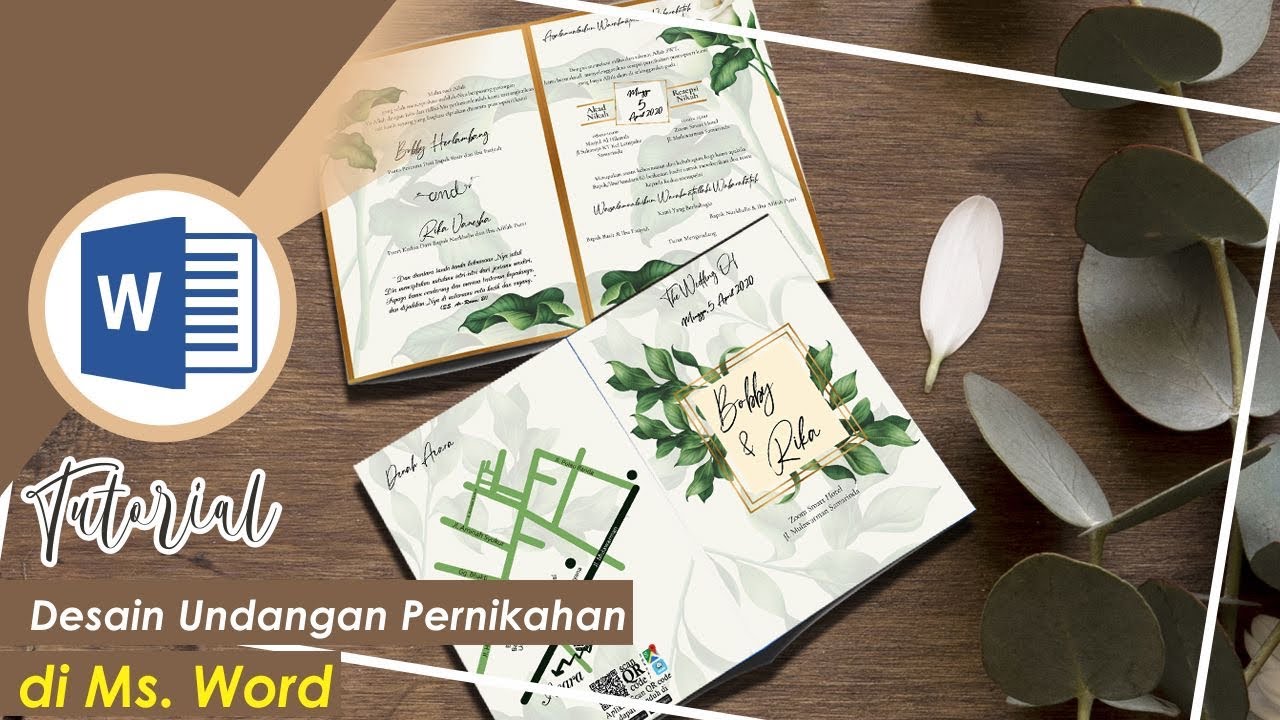 Tutorial Desain Undangan Pernikahan dengan Menggunakan Ms.Word ...