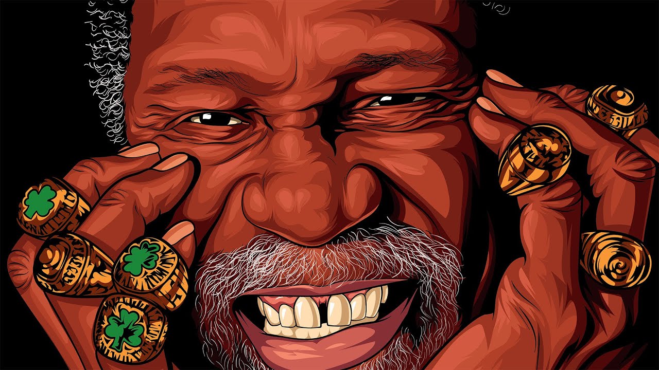 Bill Russell SpeedArt Adobe Illustrator - YouTube