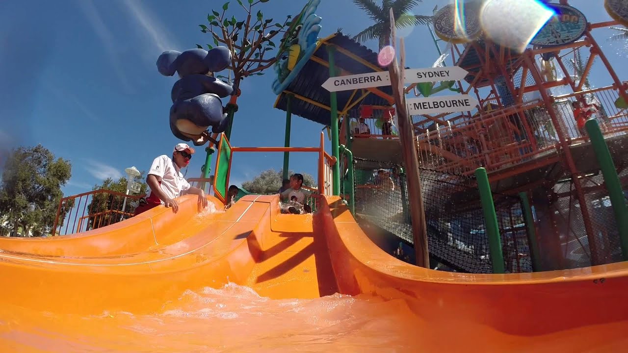 Great America 2014 Boomerang Bay - YouTube