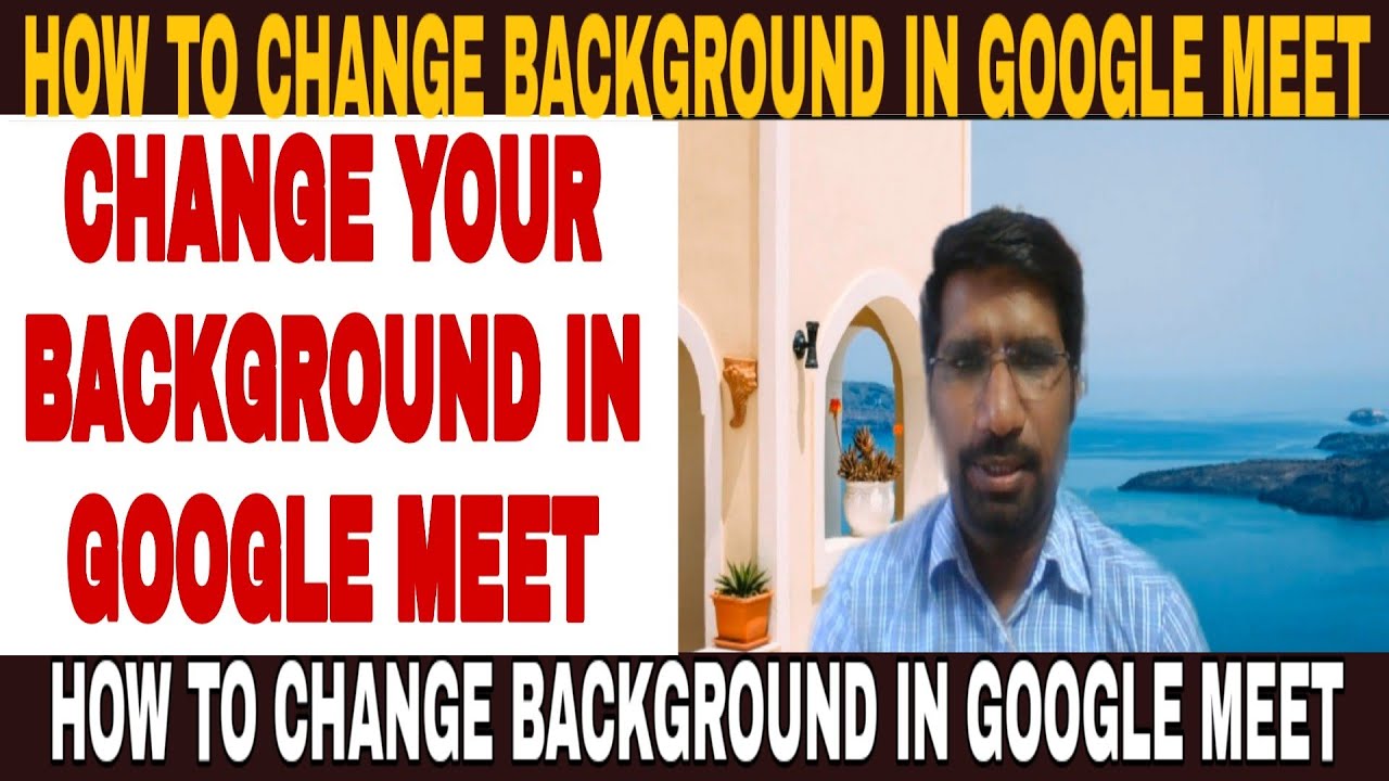 How to change background in google meet || Change your background in ...