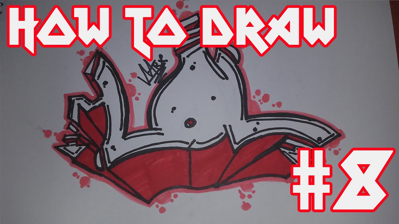 Graffiti Tutorial - How to draw "LOL" letters - YouTube