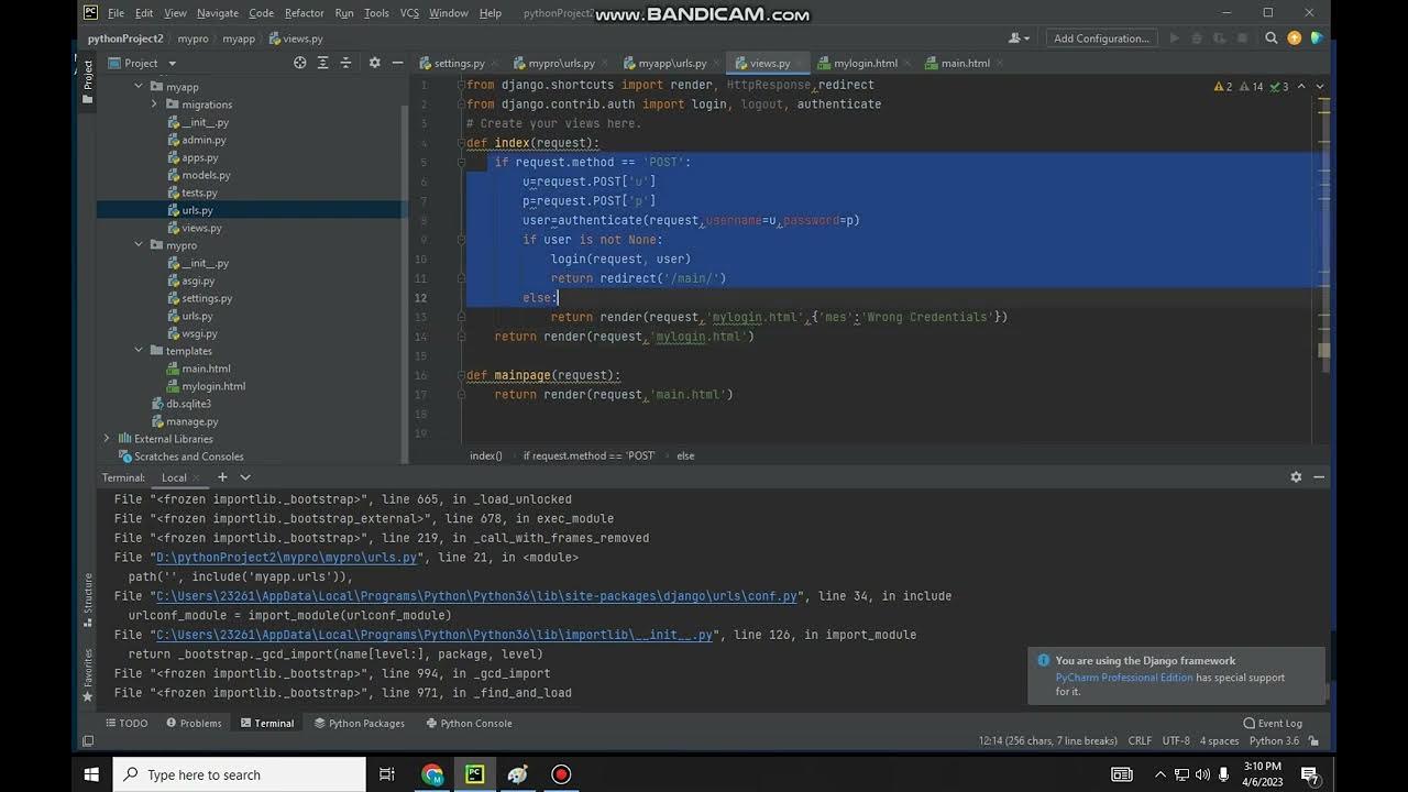 8 Django Authentication Login Logout Youtube