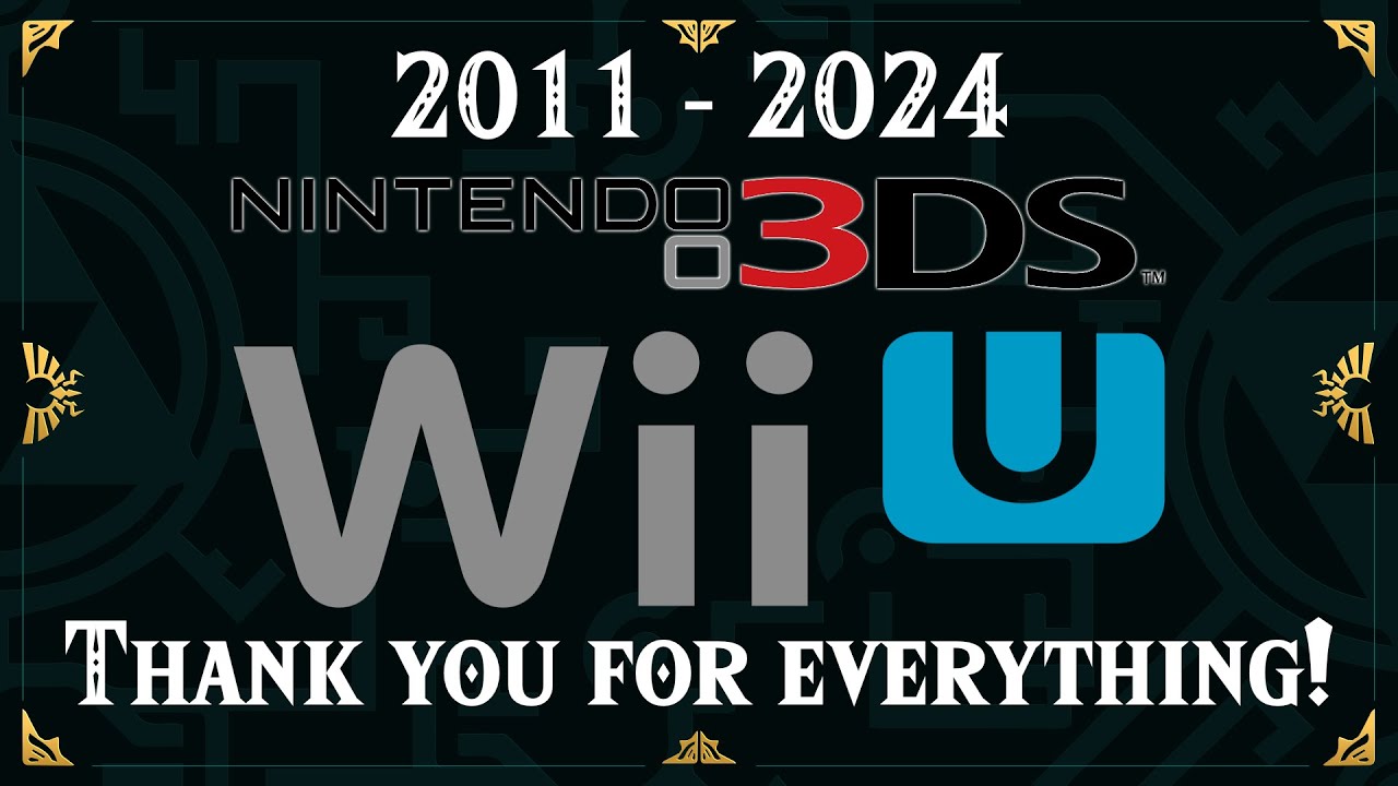 Thank You for Everything Nintendo 3DS and Wii U - YouTube