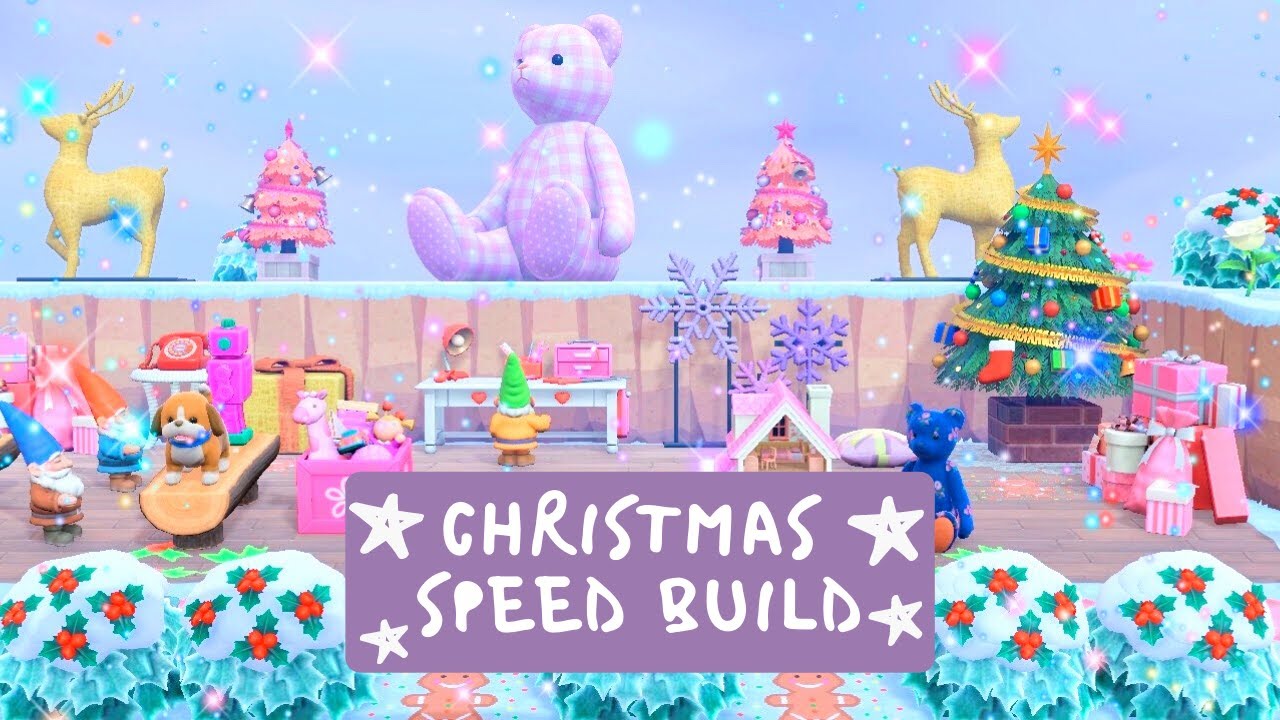 SANTA'S WORKSHOP ANIMAL CROSSING NEW HORIZONS SPEED BUILD - YouTube